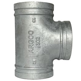 GALVANIZED Grooved Short Tee 2-1/2" (302) - ARGCO.COM