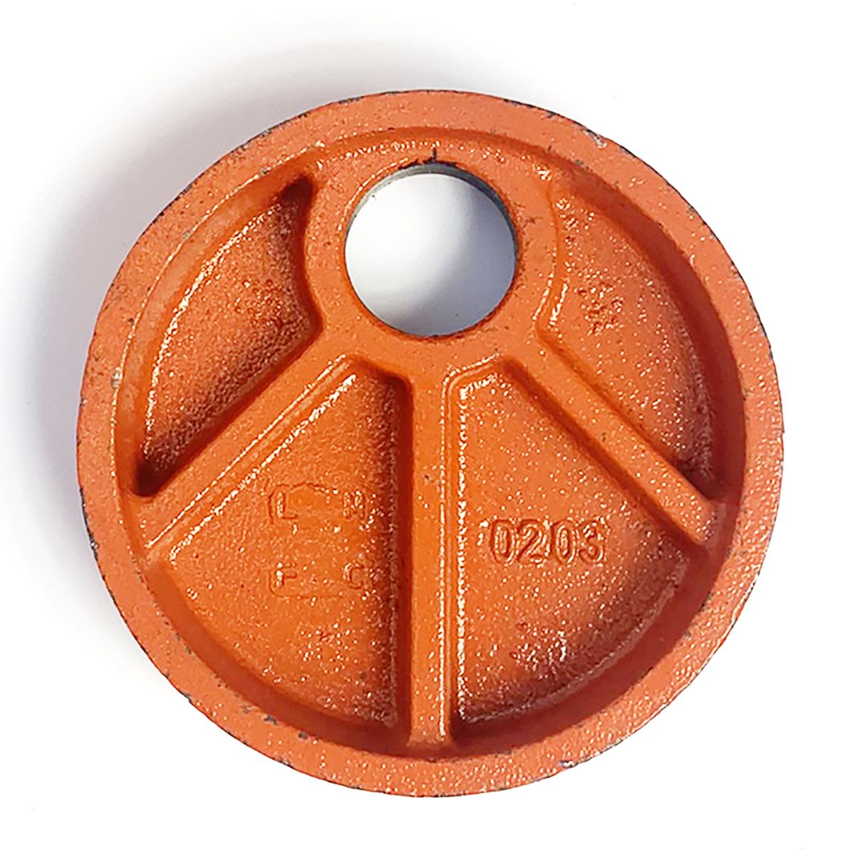 Grooved End Cap 4" w/Hole 1" (602) - ARGCO.COM