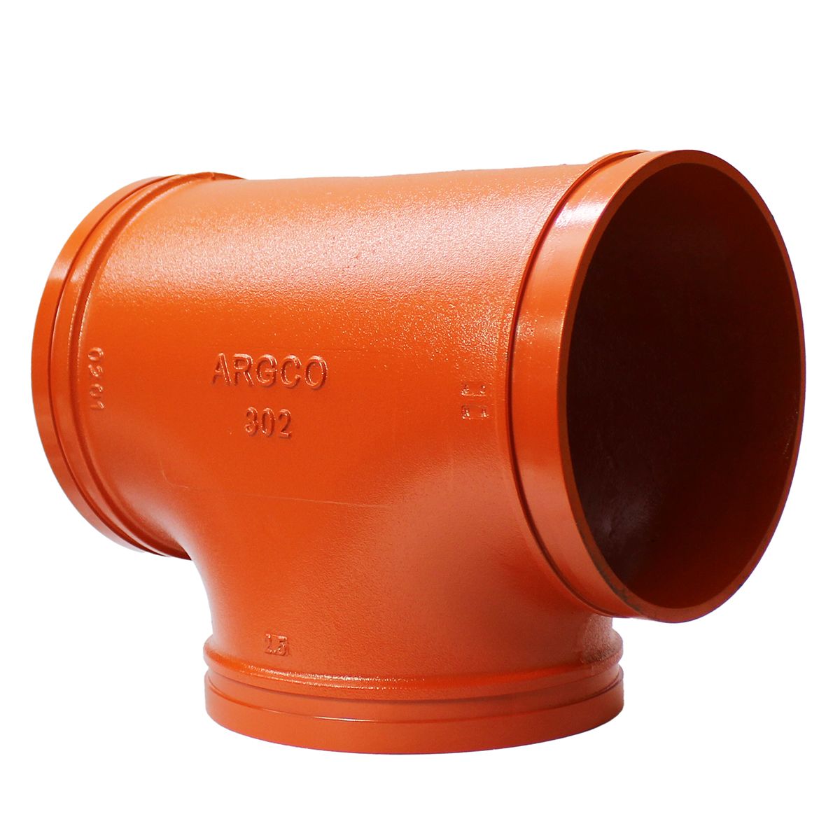 Grooved Short Tee 10" (302) - ARGCO.COM