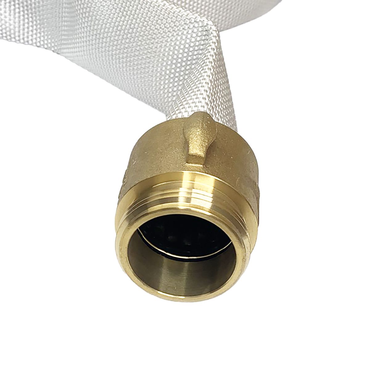 Fire Hose 1-1/2" x 75' w/ Brass Couplings NST (UL) - ARGCO.COM