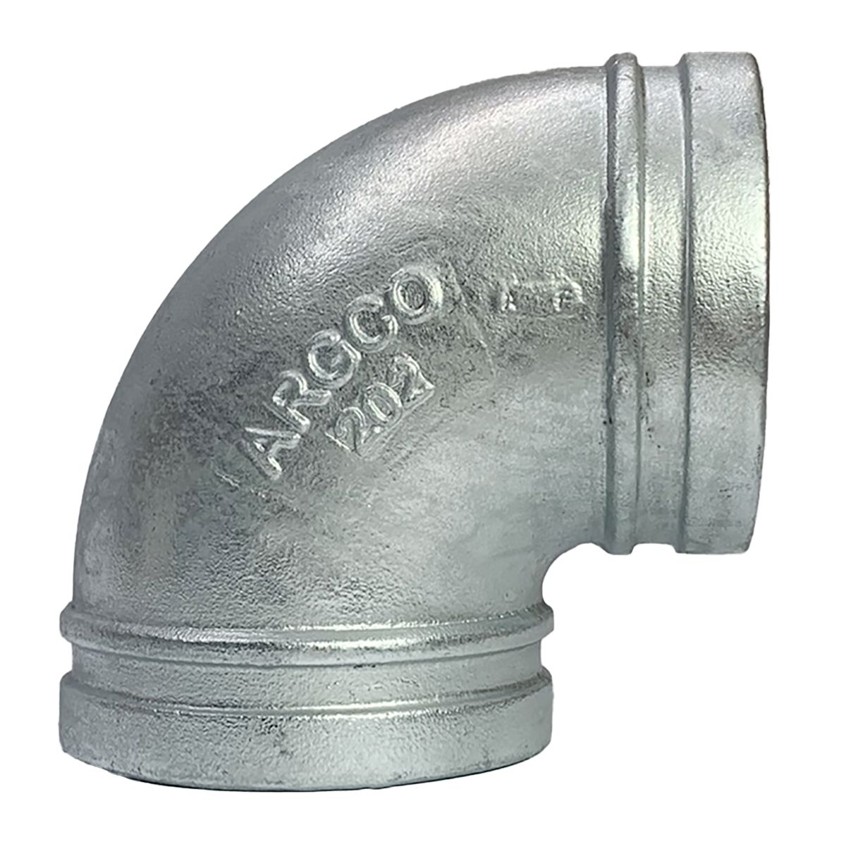 GALVANIZED Grooved 90 6" Elbow Short (202) - ARGCO.COM