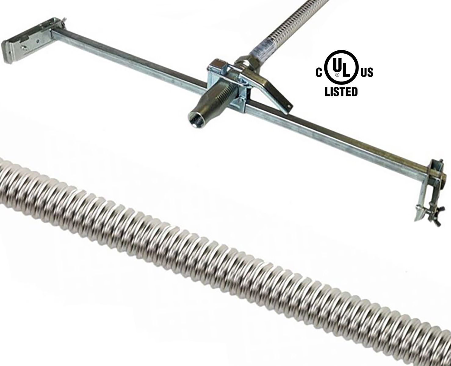 Fire Sprinkler Flexible Drop Hose 60" (1/2") Unbraided with ...