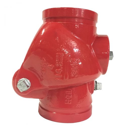 Fire Protection Grooved Check Valve 8" Ductile Iron Red - ARGCO.COM