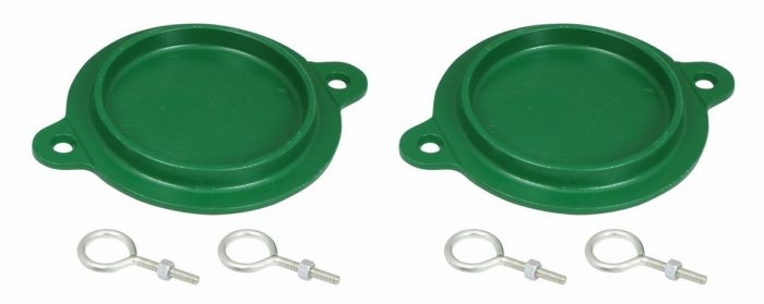 FDC Breakable Caps Aluminum 3" (Green) - ARGCO.COM